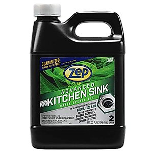 Zep Advanced Kitchen Drain Opener - 32 ounces - U49710 - Formulated for Grease, Food, and Oil-Safe for Garbage Disposal