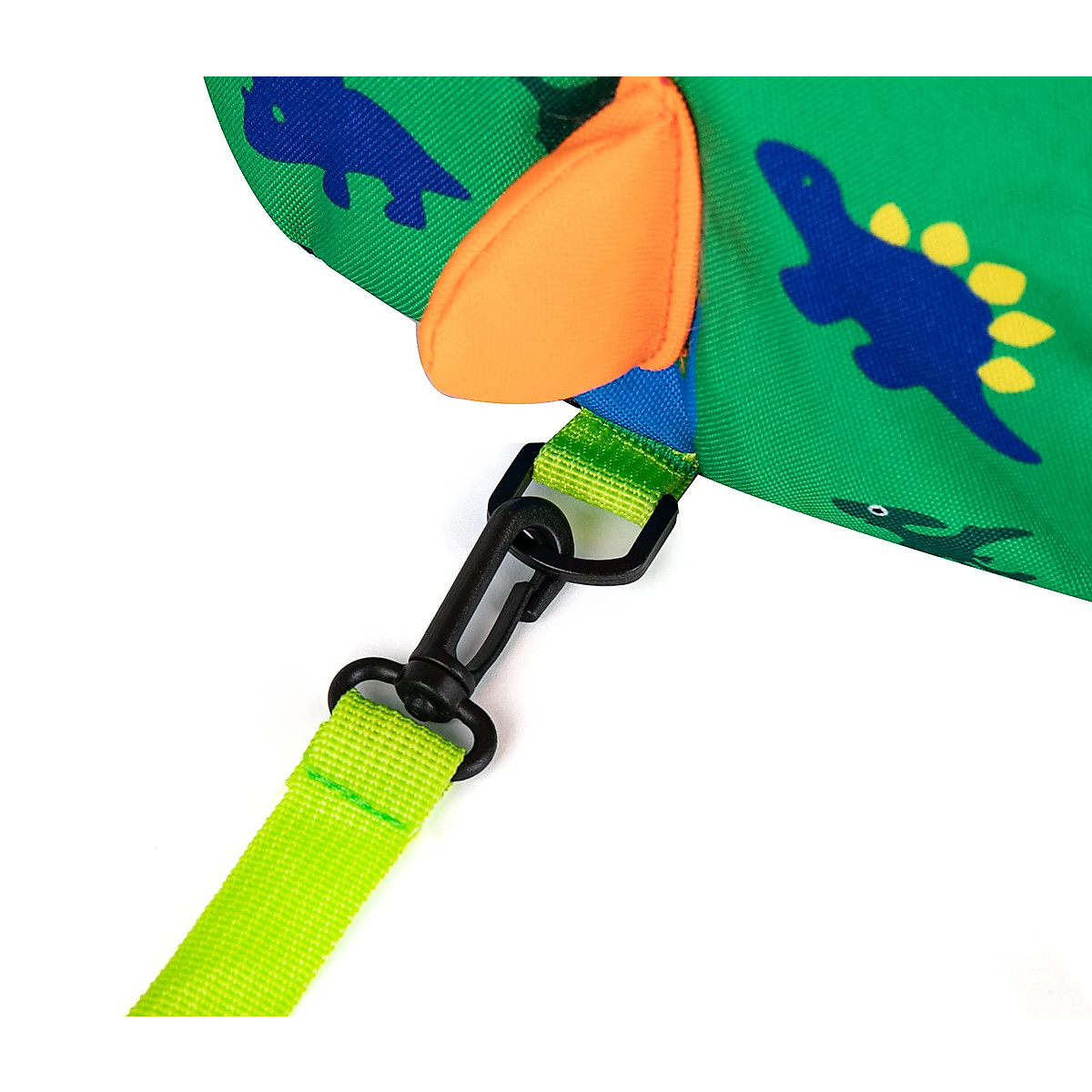 Toddler Dinosaur Mini Backpack with Leash Children Kids Baby Harness Bookbag (Green)