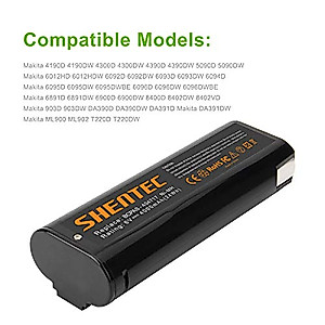 Shentec 2-Pack 4000mAh 6V Battery Compatible with Paslode 404717 B20544E BCPAS-404717 404400 900400 900420 900600 901000 902000 B20720 CF-325 IM200 F18 IM250 IM250A IM350A IM350CT PS604N, Ni-MH
