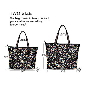 HJJKLLP Women Large Tote Top Handle Shoulder Bags Autism Awareness Breast Cancer Ladies Handbag