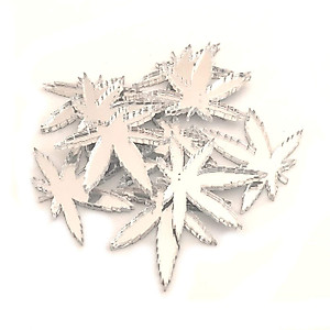 Super Cool Creations Hemp Leaf Shaped Crafting Sets, Red, Pack of 10 x 6cm