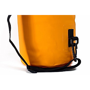 Premium Waterproof Bag/Roll Top Dry Bag - Perfect for Kayaking/Boating/Canoeing/Fishing/Rafting/Swimming/Camping/Snowboarding Crafted by Montem (Orange, 20L)