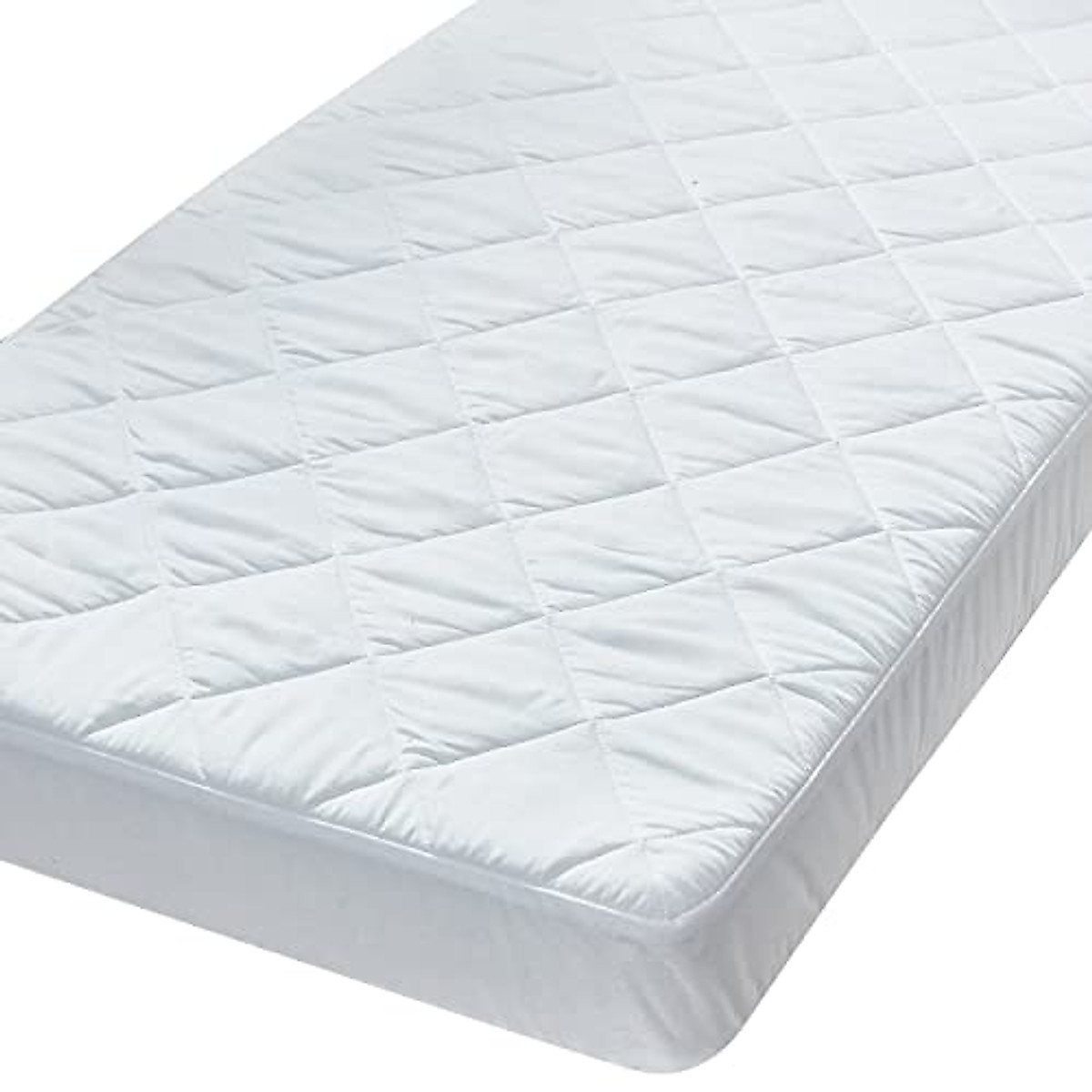 Waterproof Quilted Crib Zip Mattress Protector 6 Sided Waterproof Pad Encasement Cover Soft Thick Absorbent 28x52x5 Inches Quilted encsaement Crib 28x52x7