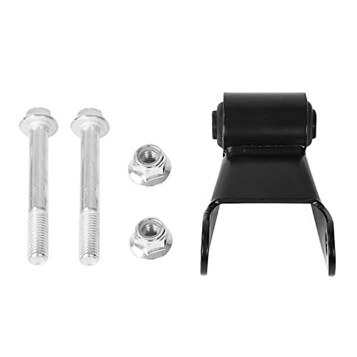 BLACKHORSE-RACING 2pcs Rear Leaf Spring Shackle Kit Compatible with 1999-2013 Avalanche 2500 Sierra 1500 2500 HD Silverado 1500, Replaces 722-029 22820716 25812937