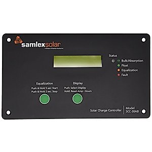 Samlex America (SCC-30AB) 30 Amp Flush-Mount Charge Controller