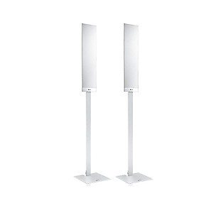 KEF TFLSTWH T-Series Floor Stand Pair Speaker - Silver
