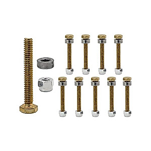 Thaekuns 10pcs 1501216 1501216MA 1501216MA-A 301172 3943MA 500026MA 722130 8938 Shear Pins Spacers & Nuts for AYP Craftsman Murray Snow Throwers