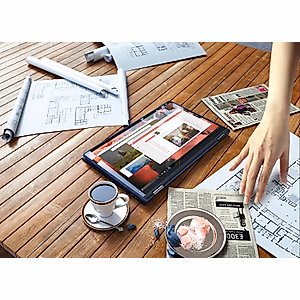 Lenovo 13.3 Inch FHD Touch Laptop, AMD Ryzen 7 5700U (Beat i7-10700), 16GB DDR4 RAM, 512GB PCIe SSD, Backlit KB, Wi-Fi 6, Bluetooth, Windows 11, Bundle with JAWFOAL