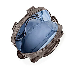 Baggallini womens New Classic Heritage With Rfid Phone Wristlet All Day Backpack, Sterling Shimmer, One Size US