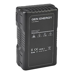 GEN Energy G-B100/195W , 14.4V, 13.5Ah and 195Wh V-Mount Battery