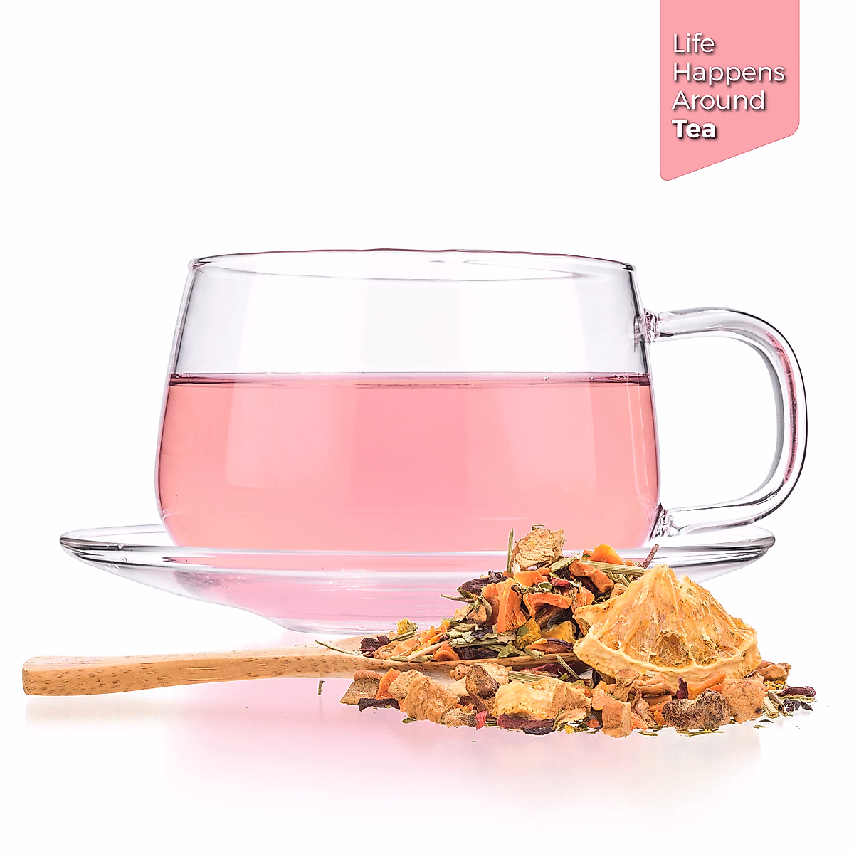 Tealyra - Orange Lemonade - Hibiscus - Eucalyptus - Lemongrass - Herbal Fruity Loose Leaf Tea Blend - VitaminsRich - Boost Immune System- 100% Natural – Hot and Iced - Caffeine-Free - 110g (4-ounce)