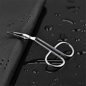 LZIYAN Stainless Steel Eyebrow Scissors Tweezers,Elbow Pliers Clip Scissors,Flat Tip Tweezers Hair Plucker
