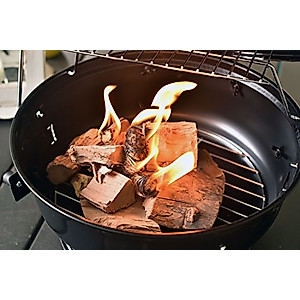 Fire and Charcoal Starters (50 Pieces) Perfect for Barbecue Grills, Big Green Egg, Kamados, Smokers, Wood Stove and Campfire