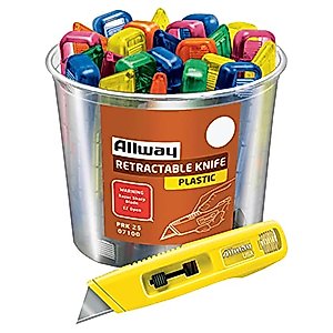 Utilty Knif Plst Bulk