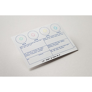 Eldon Blood Typing Kit, 4 Pack, Determine ABO and Rh Blood Groups, Home Testing, Results in Minutes