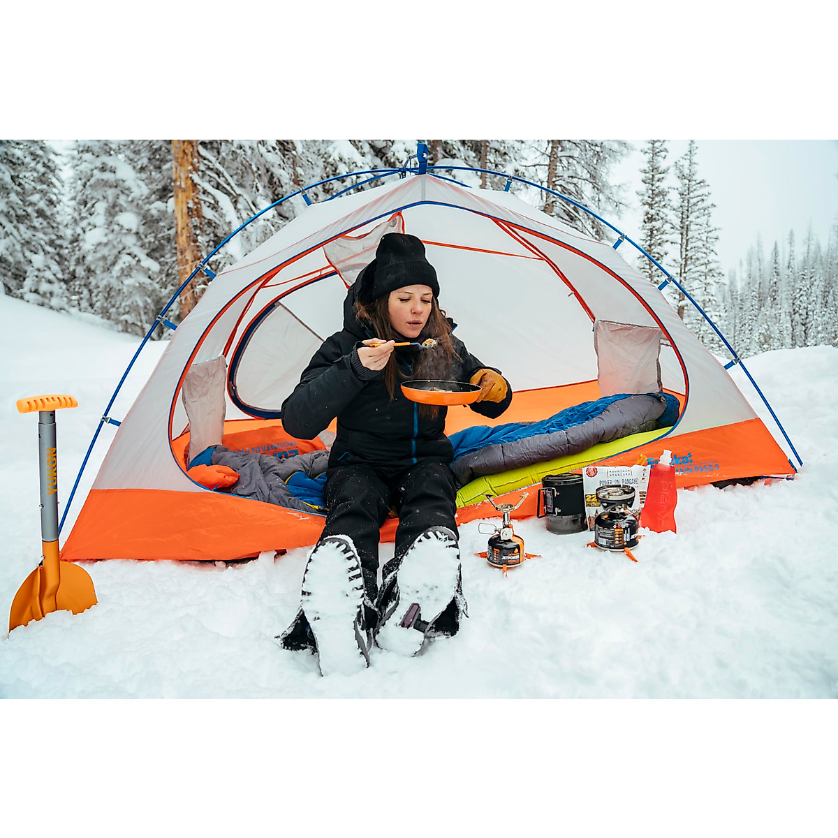 Eureka! Mountain Pass Four-Season Extreme Weather Backpacking Tent (3 Person)