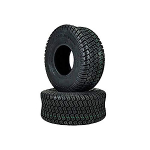 (2) Turf Saver Tires 15x6x6 15x6-6 15x6.00-6 Lawn Mower Tire Garden Tractor