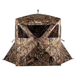 Ameristep Caretaker Kick Out Pop-Up Ground Blind, Premium Hunting Blind, Realtree Edge Camo, One Size