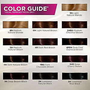 John Frieda Deep Cherry Brown 3VR Permanent Foam Hair Color, 1 Application