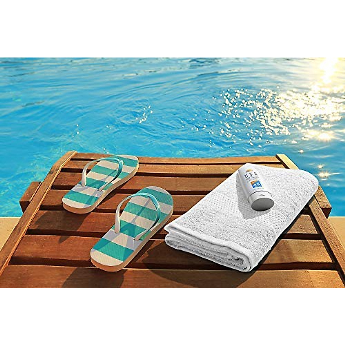 Zuperia Bath Towels 24 x 48 inches, Set of 6 - Ultra Soft 100% Combed Cotton White Towels, Highly Absorbent Daily Usage Bath Towel Set Ideal for Pool, Home, Gym, Spa, Hotel - (White)