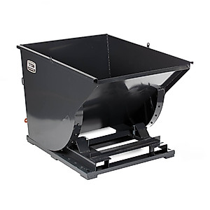 Titan Attachments 1 Cubic Yard Self-Dumping Hopper, Fork Lift Operated, Rated 6000 LB, Material Handling