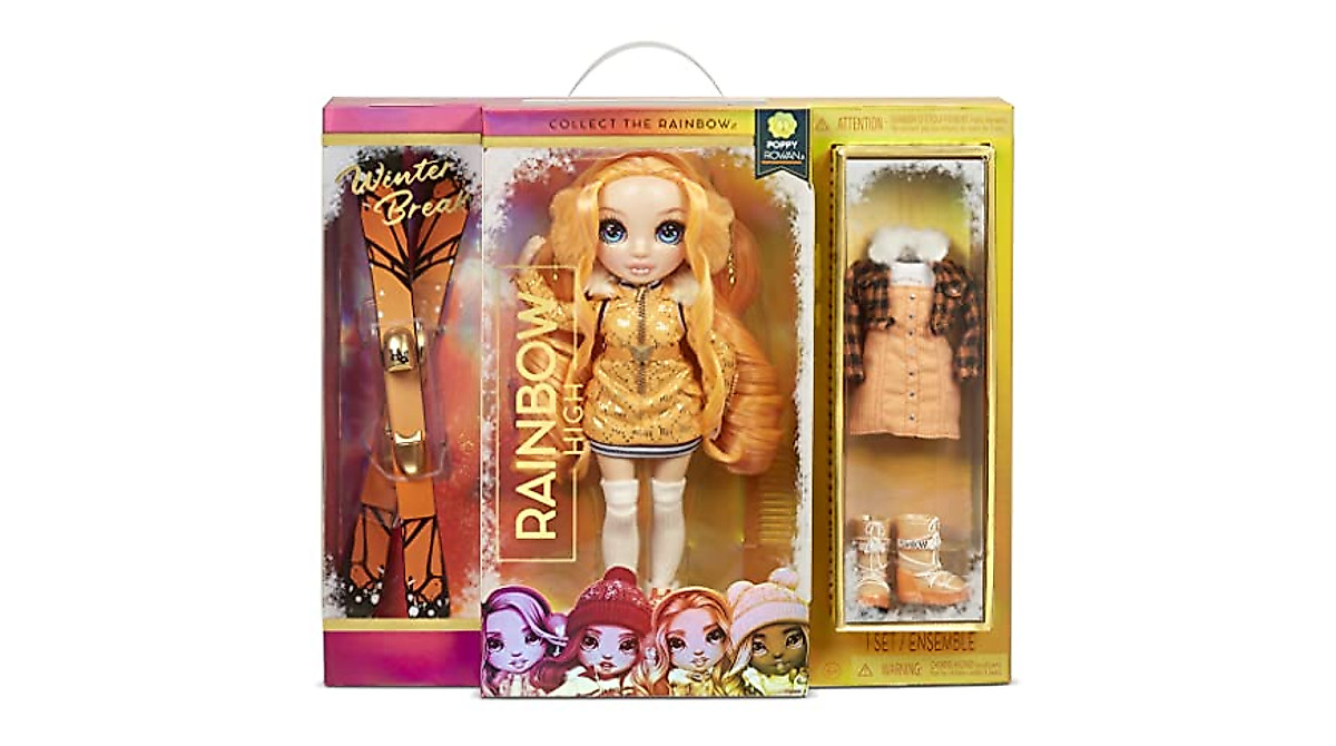 Rainbow High Winter Break Poppy Rowan Doll & Playset
