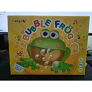 Baby Bath Bubble Toys Set,Tub Big Frog Automatic Bubble Maker Blower Toys with 12 Music Baby Fun Shower Toys, for Boys, Girls