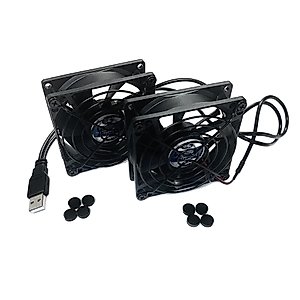 Coolerguys Dual 80mm USB Cooling Fans