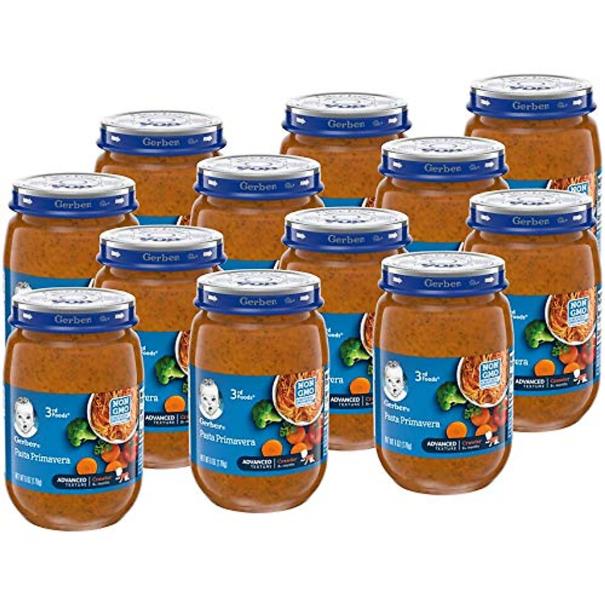 Gerber Purees 3rd Foods Primavera Pasta, 6 Oz