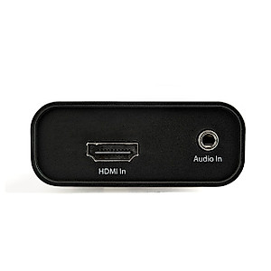 StarTech.com HDMI to USB C Video Capture Device 1080p 60fps - UVC - External USB 3.0 Type-C Capture/Live Streaming - HDMI Audio/Video Recorder Adapter - comp with USB-C/USB-A/Thunderbolt 3, TAA