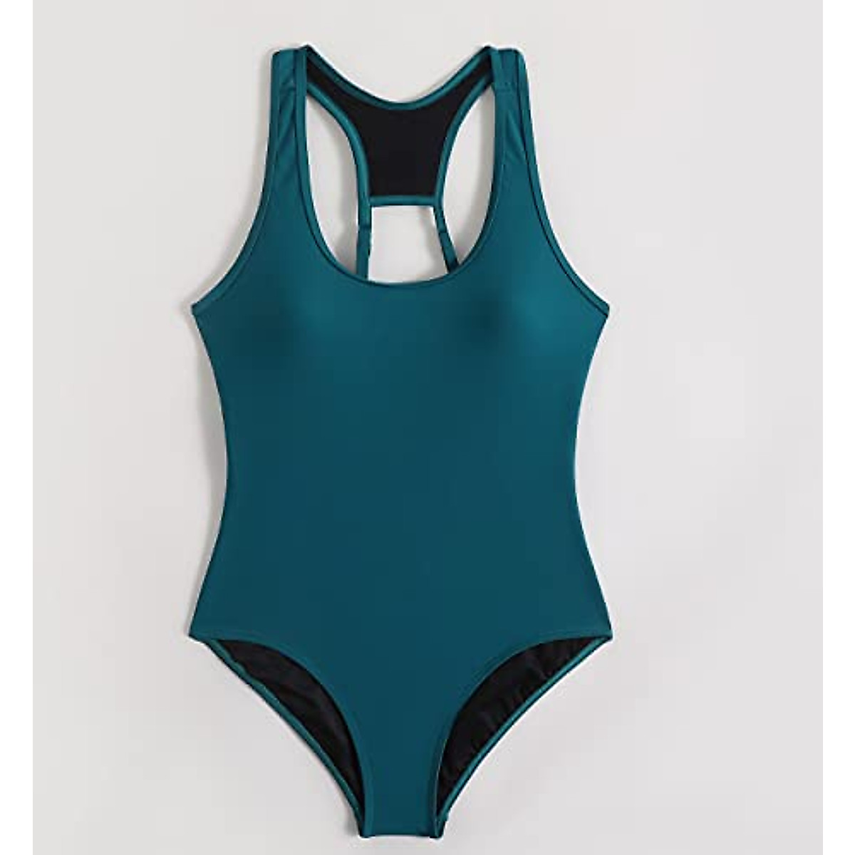 Danga bay Athletic One Piece Swimsuit Women Black Bathing Suits Teens Modest Swimwear Girls Sport Chlorine Resistant Adjustable