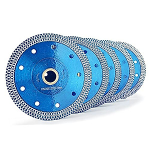 Supper Thin Diamond Tile Blade Porcelain Saw Blade for Cutting Porcelain Tile Granite Marbles (4.5"-5pcs/box)