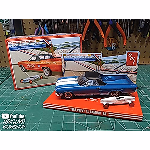 AMT1362 Coca-Cola 1968 Chevy El Camino SS 1:25 Model Kit