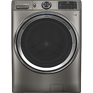 GE® 4.8 cu. ft. Capacity Smart Front Load ENERGY STAR® Steam Washer with SmartDispense™ UltraFresh Vent System with OdorBlock™ and Sanitize + Allergen