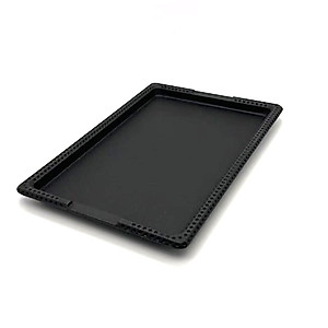 SZTNKSKJ Steak plate sizzle platter cast iron cast iron bakeware cast iron square pan cast iron skillets cast iron platter pan for roti (rectangle 27CM*18cm)