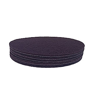 11 Inch Non Woven Surface Conditioning Discs (Maroon, 5 Pack)
