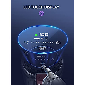 BuTure Cordless Vacuum Cleaner, 33Kpa 400W Stick Vacuum Cleaner with Touch Screen 55 Min Runtime Detachable Battery Wireless Vacuum for Pet Hair Carpet and Hard Floor