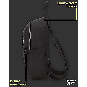 Reebok Women's Backpack - Heritage Lightweight Mini Shoulder Purse - Travel Gym Bag for Kids, Teens, and Adults, Size One Size, Sweet Lavender