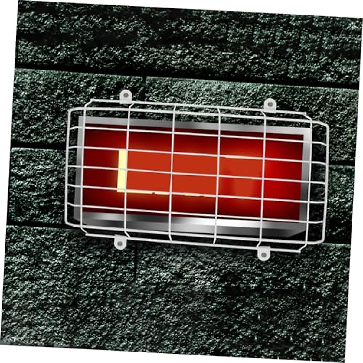 Balacoo 2pcs School Evacuation Sign Indicator Light Exit Sign Protective Cage Emergency Signal Damage Stopper Wire Guard for Emergency Light Emergency Light Metal Cover Iron White