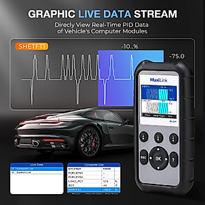 2024 Autel ML629 OBD2 Scanner ABS SRS Engine Transmission Diagnoses OBD II Full Functions Upgraded Version of AL519/AL619/ ML619 for DIYers Professionals