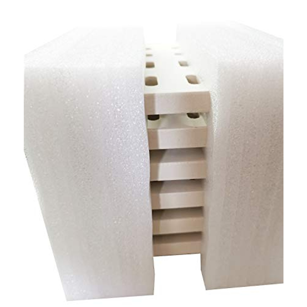 Homesicker 6-Pack Universal Replacement Heat Plate Flame Tamer, Ceramic Brick Flame Tamer, Ceramic Radiant Replacement for Galore Grand Turbo