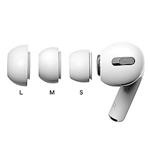 ALXCD 2 Pairs Ear Tips Compatible with AirPods Pro & 2nd Gen Earbuds, Silicone Earbud Eargel Tips Replacement Accessory, Compatible with AirPods Pro, Small Size