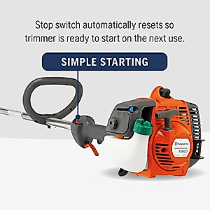 Husqvarna 128CD 17" Cutting Path, Detachable Gas String Trimmer