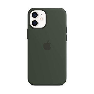 Apple iPhone 12 Mini Silicone Case with MagSafe - Cypress Green