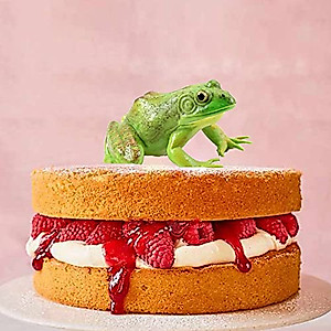 Gemini & Genius Tree Frog Realistic Hand Painted Toy Bullfrog Figurine Model Quality Construction Soft Rubber Animals Educational and Role Play Toys for Ages 3 and Up Kids