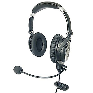 UFQ A7 ANR Aviation Headset- 2021 Version with Metal Shaft More Durable -A7 Could be a Small Version Bxxx X-20 BUT More Comfortable Clear Communication Great Sound Quality for Music with MP3 Input