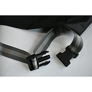 TOHONFOO Pizza Oven Carry Cover for Ooni Koda 12 Gas Pizza Oven Heavy Duty Waterproof 600D Oxford Fabric Portable Outdoor Pizza Oven Carry Accessories Black