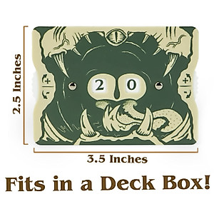 Stratagem 2-Pack Pocket Life Counters for Trading Card Games, Fits in a Deck Box