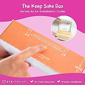 Growth Chart for Kids by Baby Proof - Measuring Height Chart and Kids Decor! Meaningful Memories Through Kid Size Chart Measurement. Leafy Growth Chart Ruler for Wall with Wooden Keepsake Box