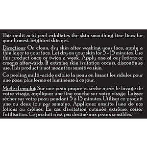 Brickell Men's Smooth Finish Glycolic Acid Peel For Men, Natural and Organic, Anti-Aging Peel for Wrinkles, 2 Ounce, Scented